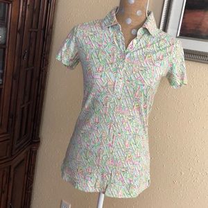 Lilly Pulitzer | Tops | Lilly Pulitzer Shirt Womens | Poshmark